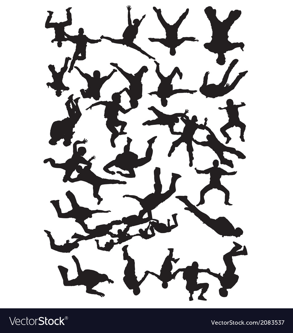 Skydiving Royalty Free Vector Image - VectorStock