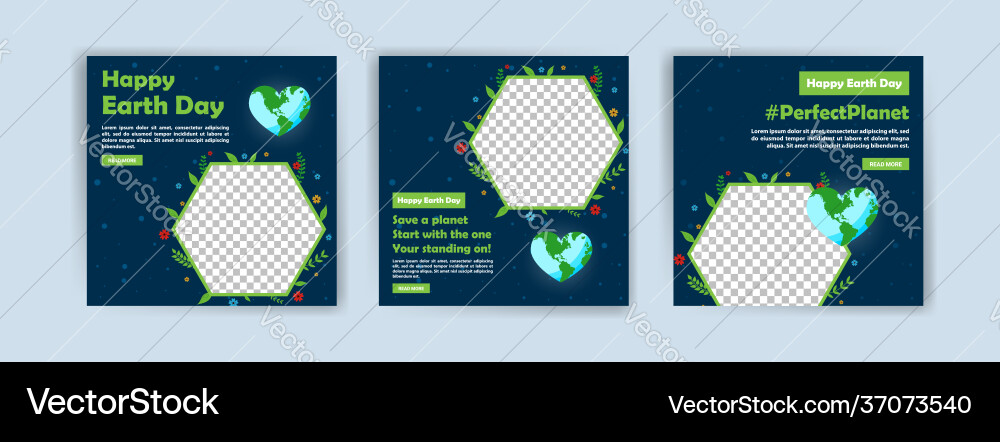 Earth day education to protect environment Vector Image