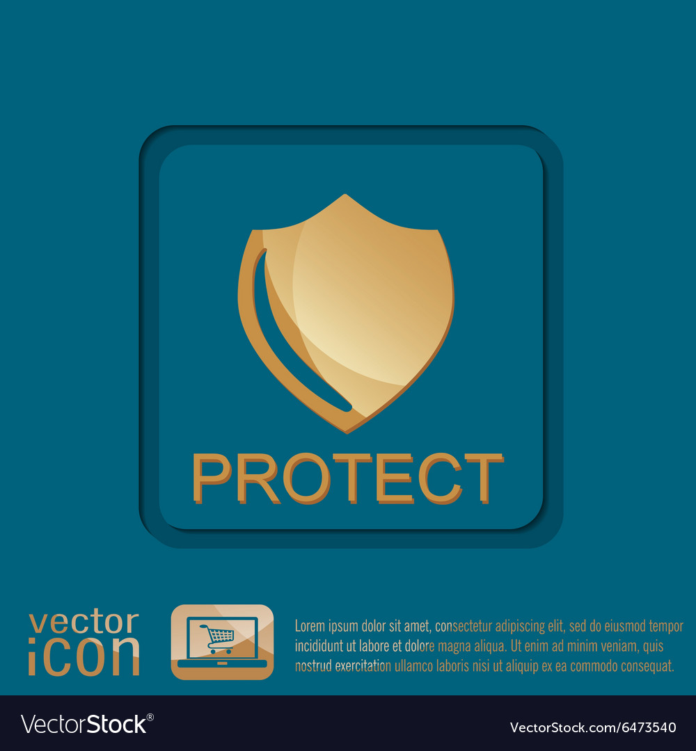 Shield A Symbol Of Protection Royalty Free Vector Image