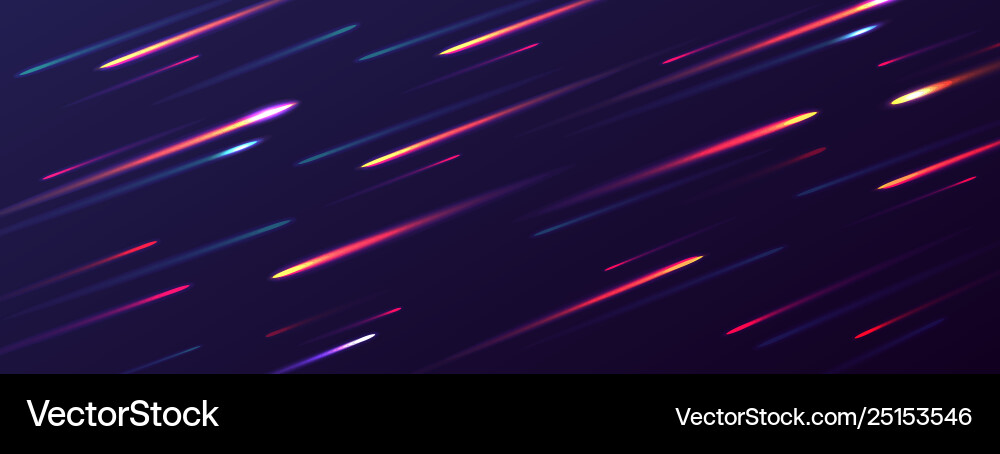 Abstract dynamic background glowing dots Vector Image