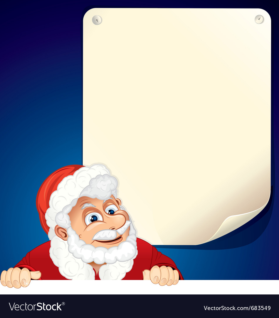 Santa background Royalty Free Vector Image - VectorStock