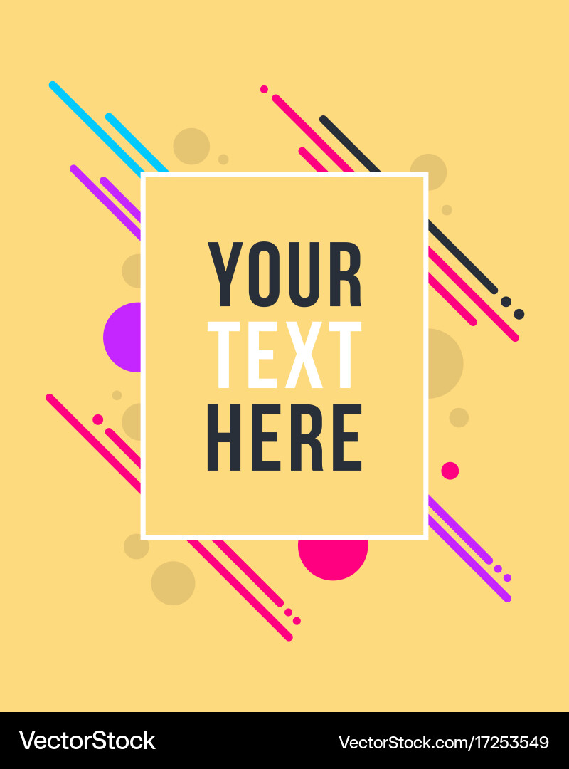 Style frame art graphics collection Royalty Free Vector