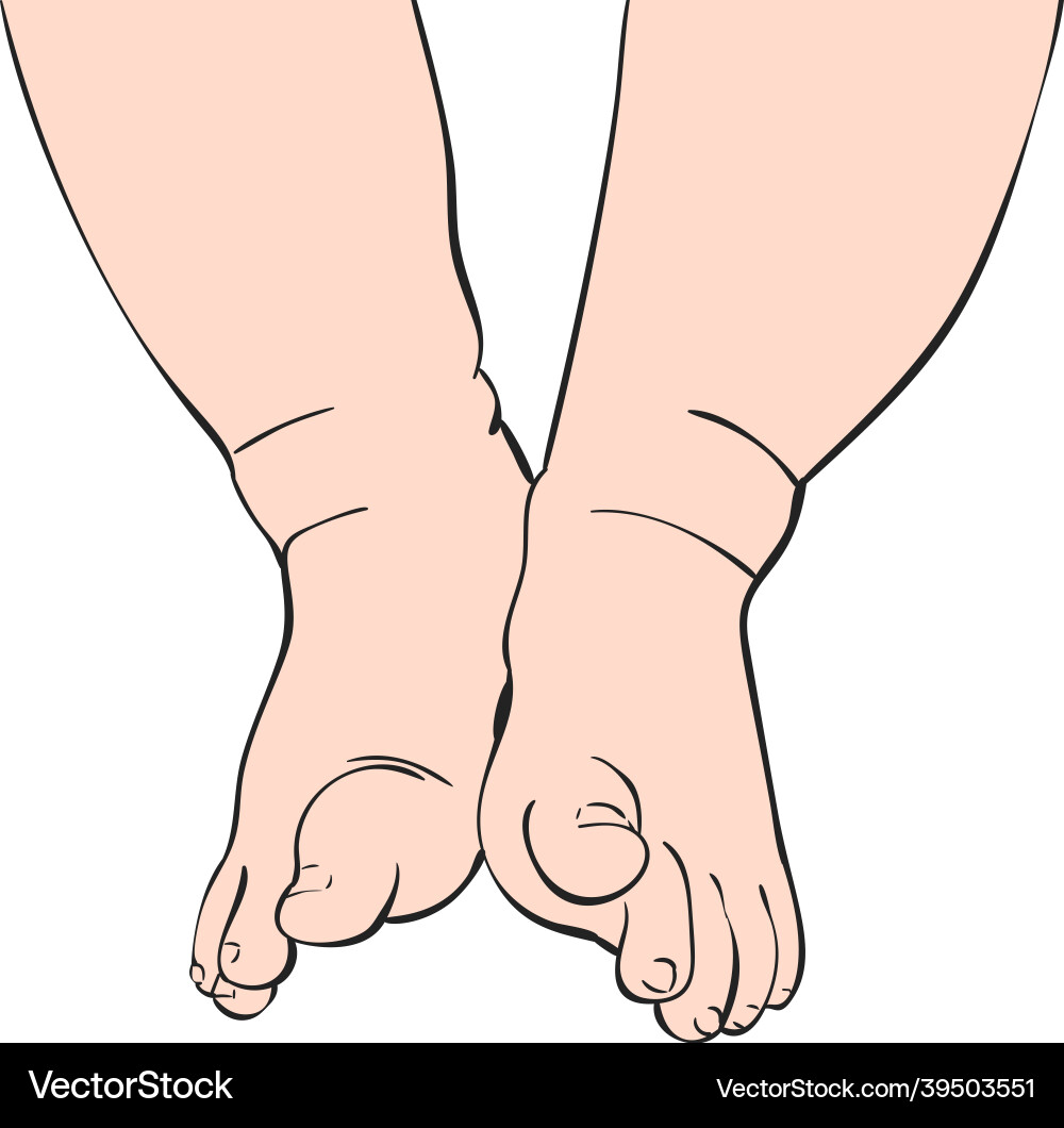 Baby feet Royalty Free Vector Image - VectorStock