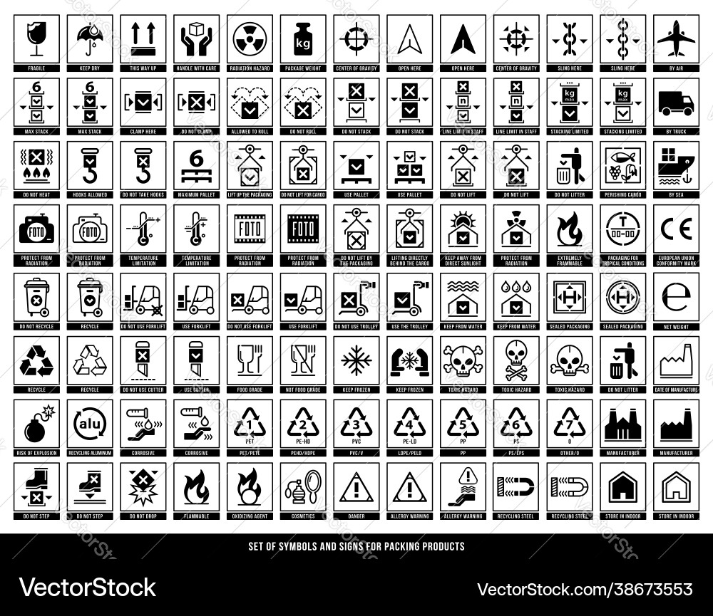 Set manipulation symbols 2 Royalty Free Vector Image