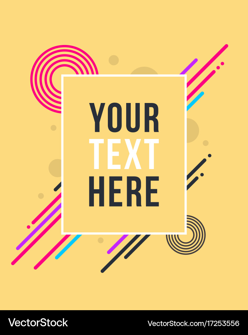 Style frame art graphics collection Royalty Free Vector