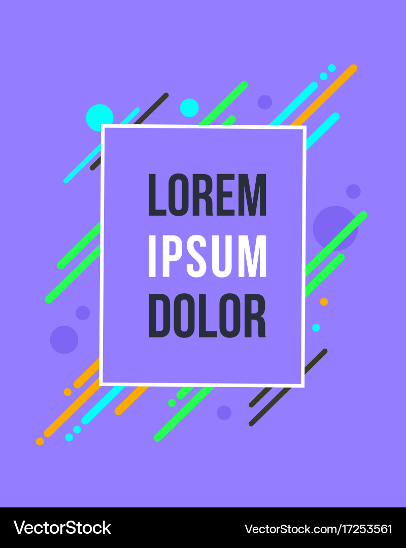 Style frame art graphics collection Royalty Free Vector