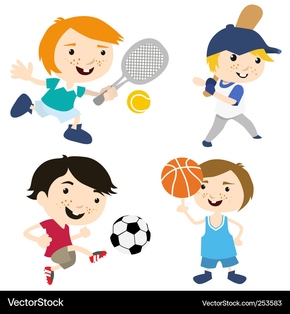 Sport cartoon Royalty Free Vector Image - VectorStock