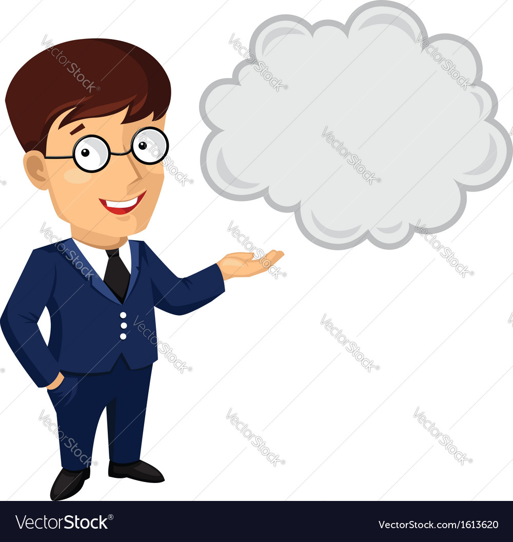 Man talking Royalty Free Vector Image - VectorStock