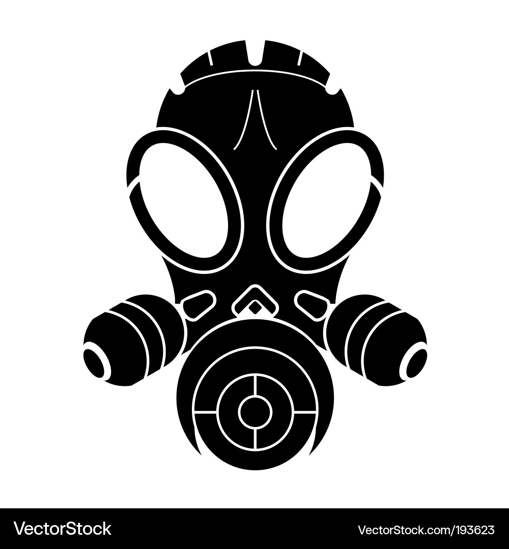 Gas mask Royalty Free Vector Image - VectorStock