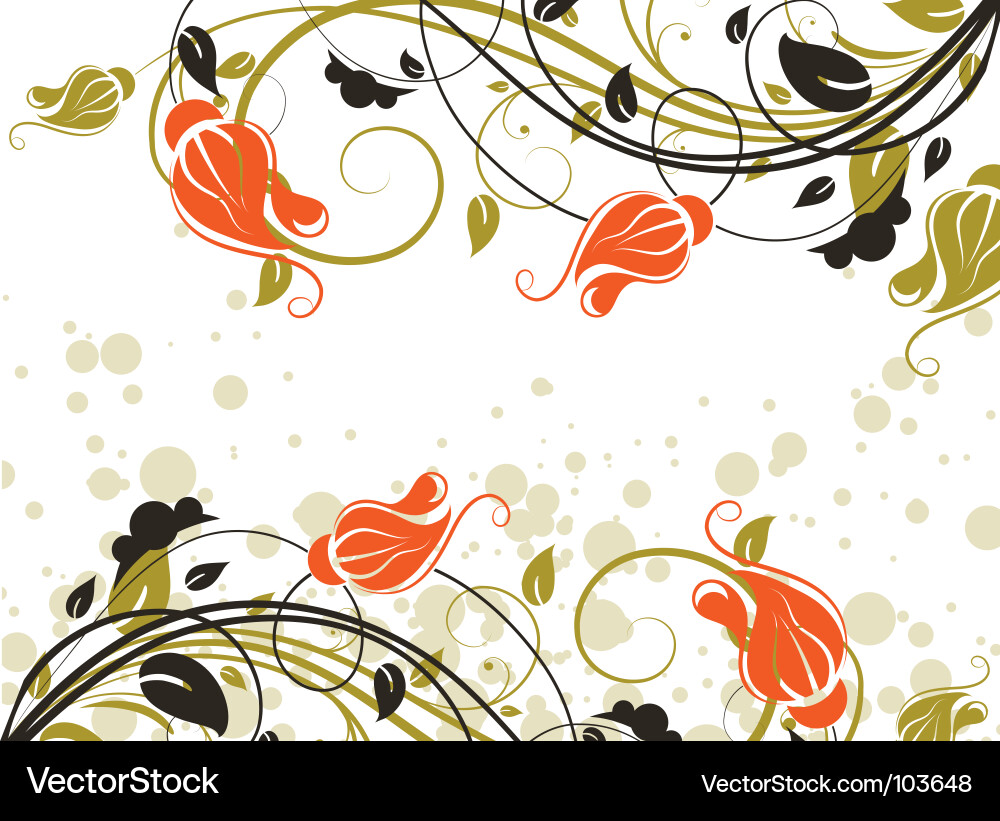 Floral Royalty Free Vector Image - VectorStock