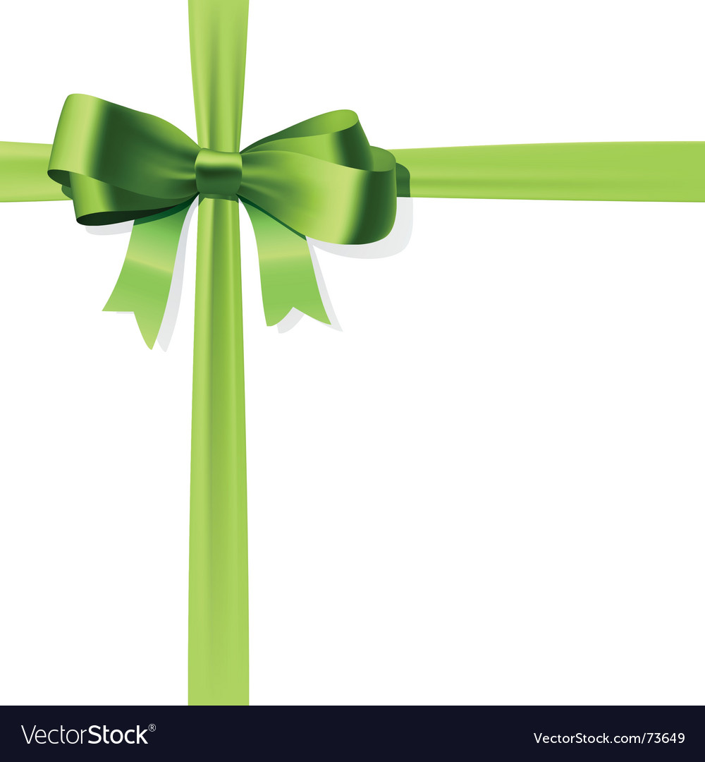 Gift bow Royalty Free Vector Image - VectorStock