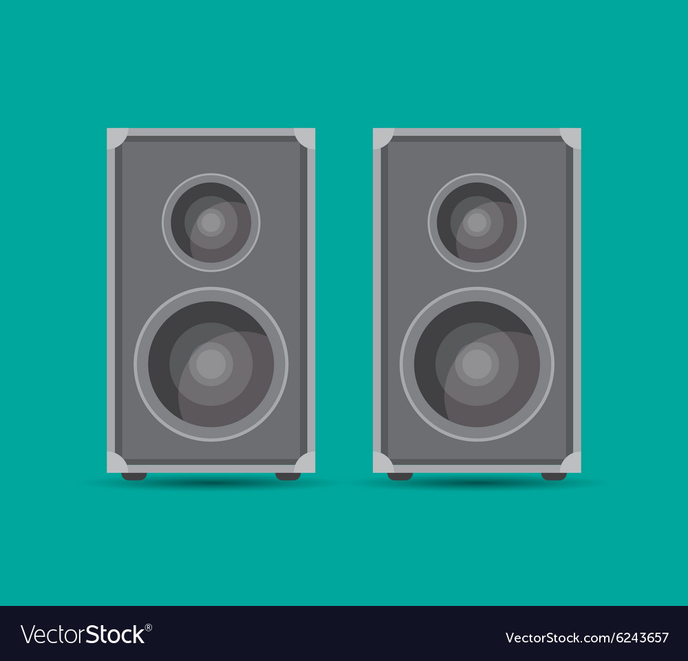 Speaker boxes Royalty Free Vector Image - VectorStock