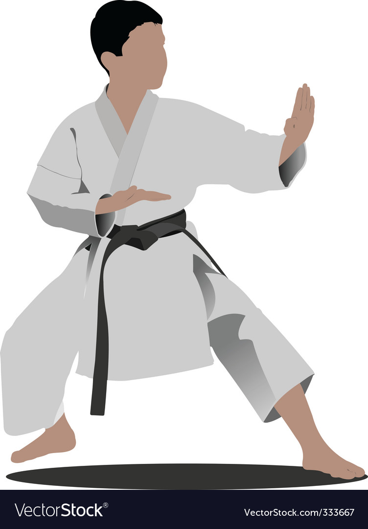 Karate Royalty Free Vector Image - VectorStock