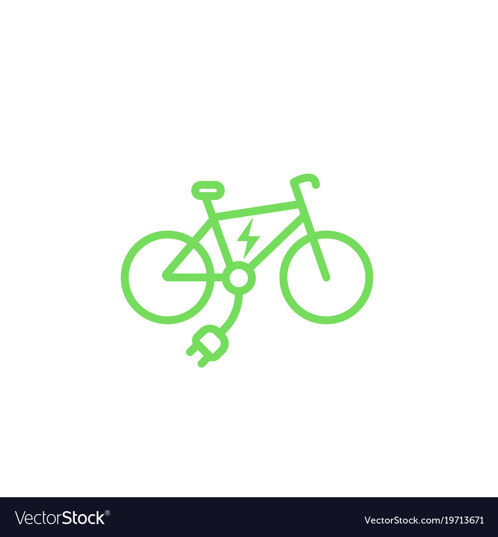 Electric bike icon e-bike Royalty Free Vector Image Electric bike icon e-bike Royalty Free Vector Image