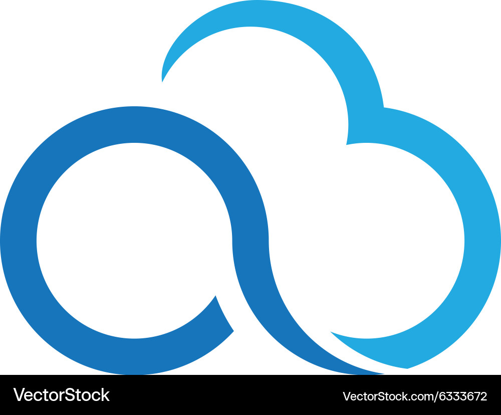 Cloud Logo Royalty Free Vector Image - VectorStock