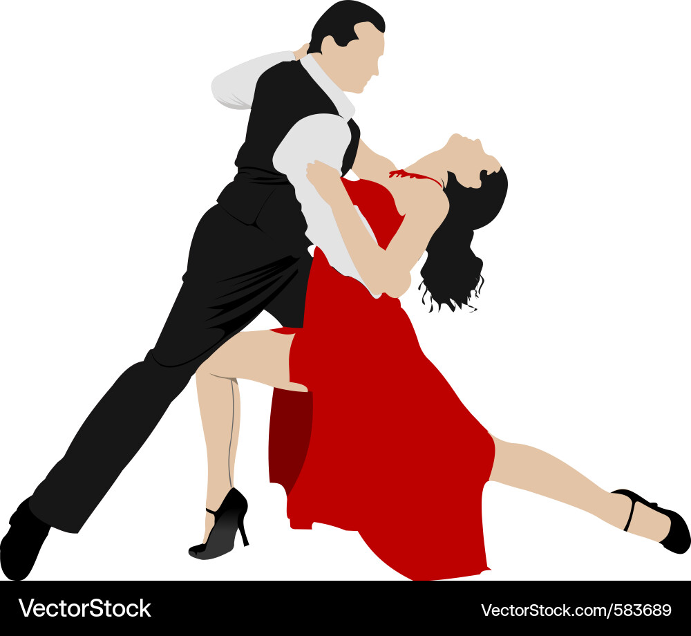 Ballroom dancing Royalty Free Vector Image - VectorStock