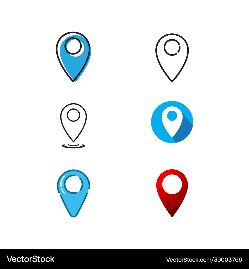 Location point icon Royalty Free Vector Image - VectorStock