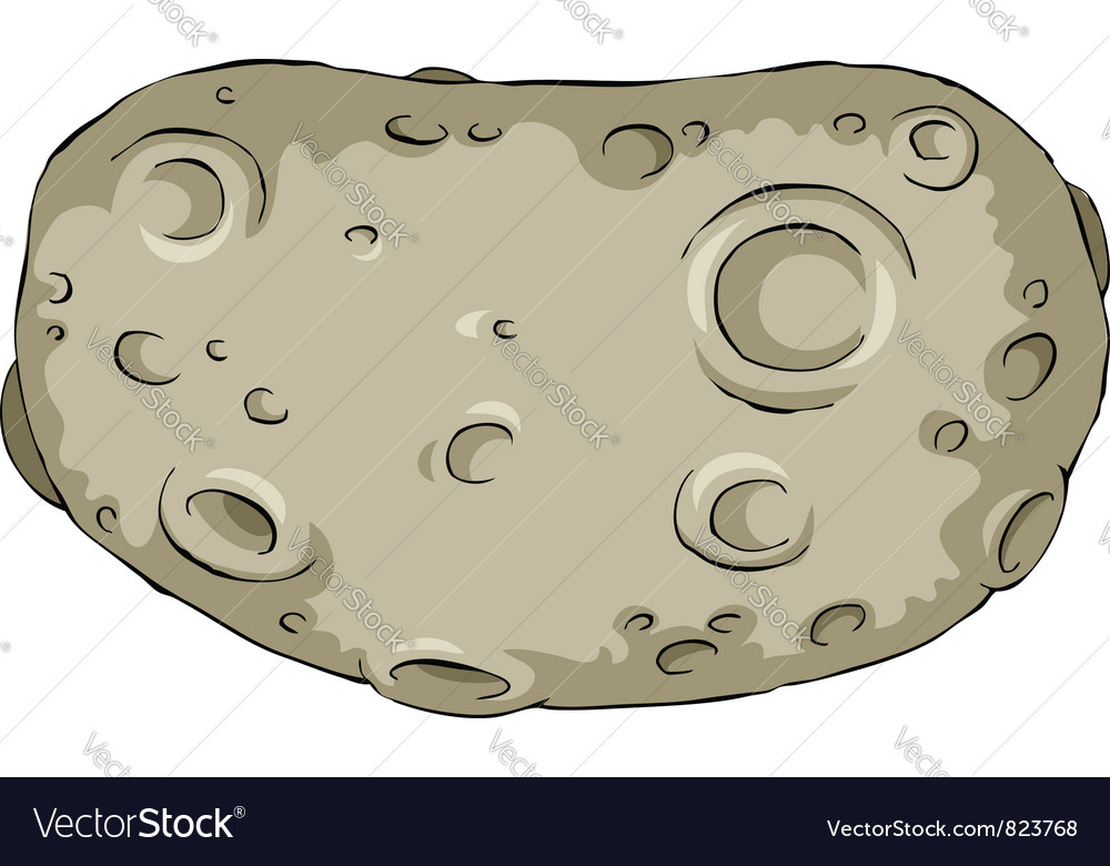 Asteroid Royalty Free Vector Image - VectorStock