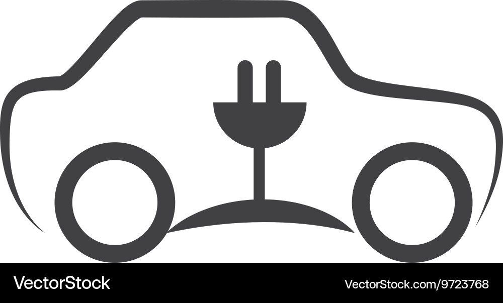 Plug icon save energy design graphic Royalty Free Vector