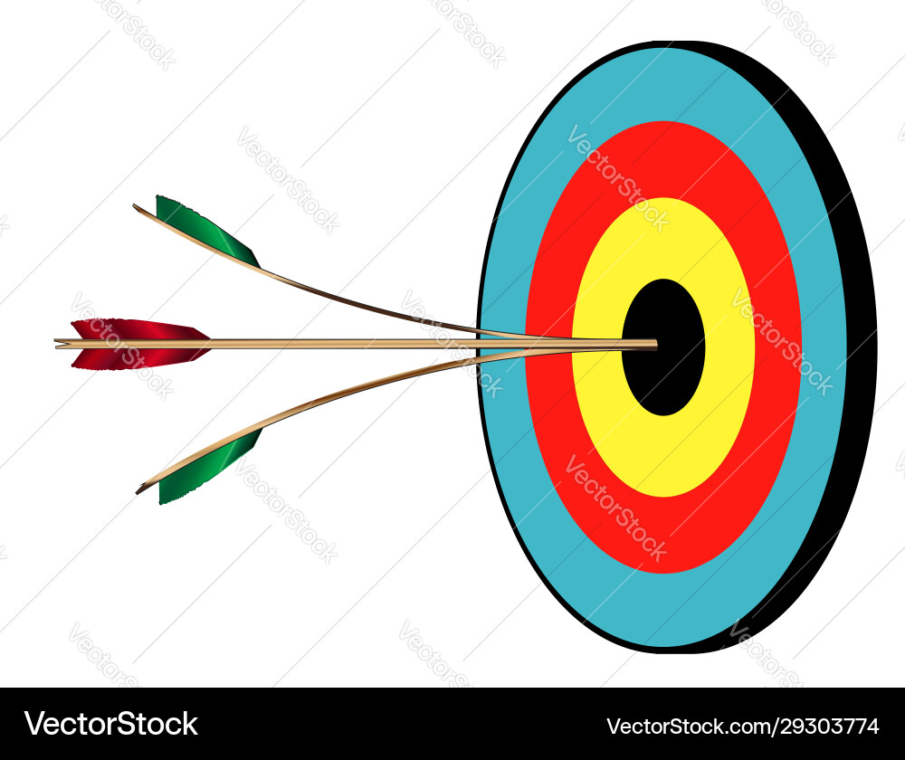 Spltting the arrow Royalty Free Vector Image - VectorStock
