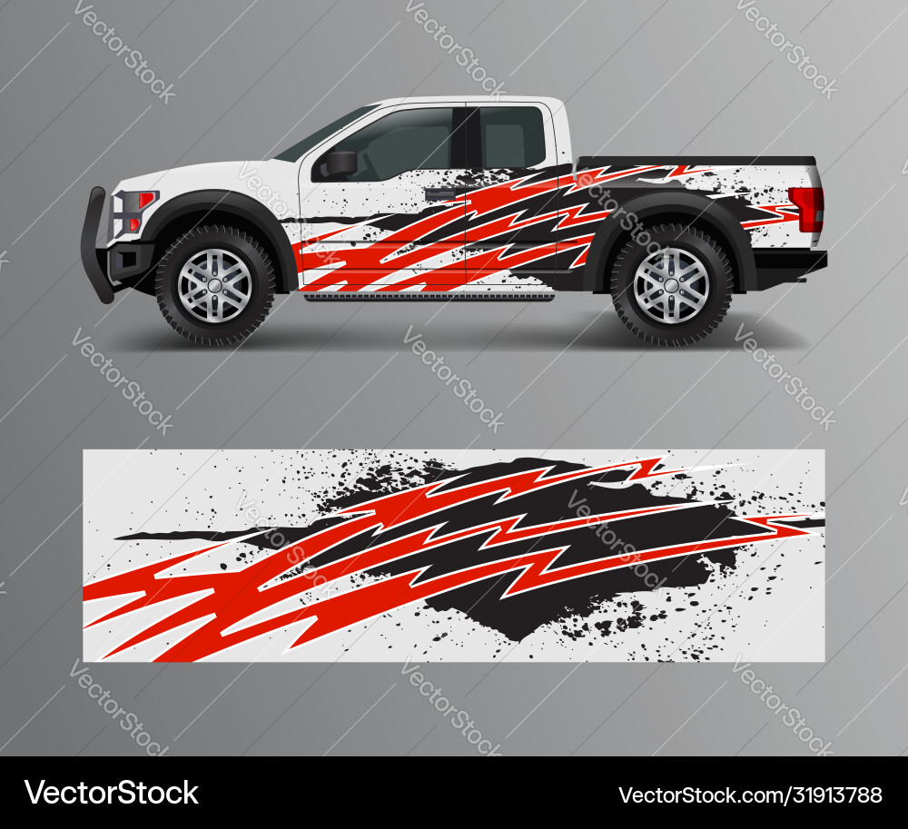 Graphic abstract stripe racing modern designs Vector Image
