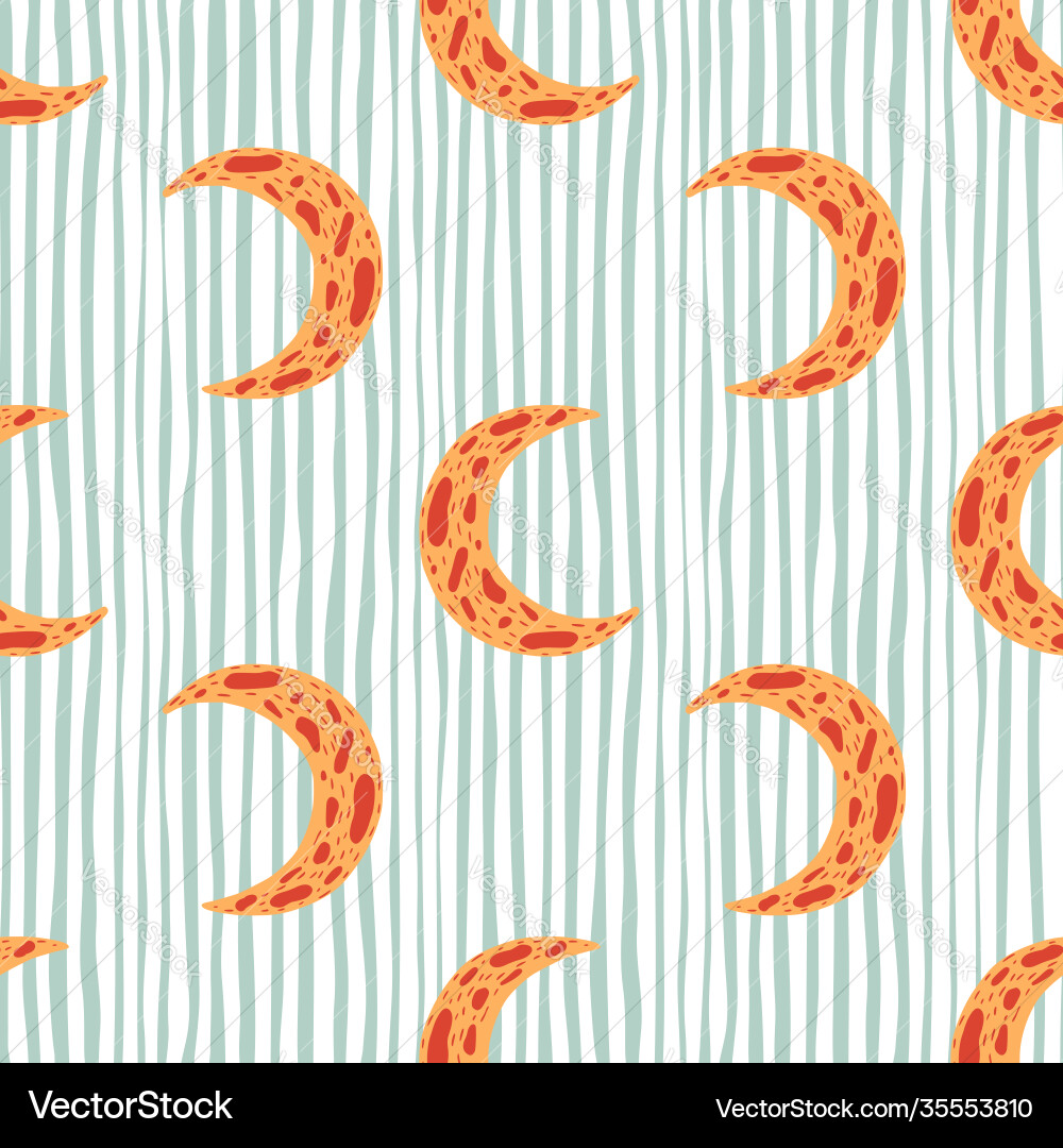 Bright seamless traditional pattern with ramadan Vector Image