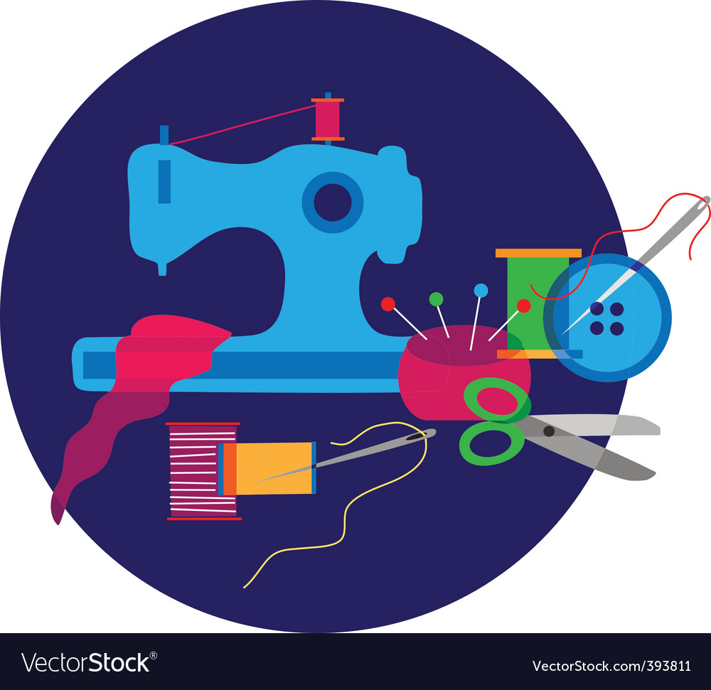Sewing machine Royalty Free Vector Image - VectorStock