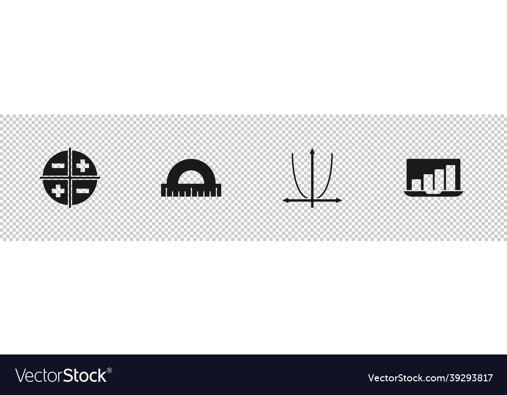 Set xyz coordinate system protractor graph Vector Image Set xyz coordinate system protractor graph Vector Image