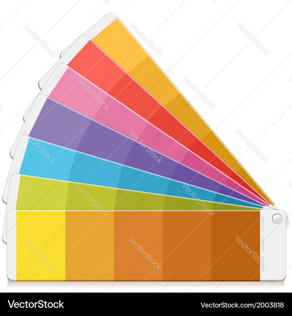 Pantone Palette Royalty Free Vector Image - VectorStock