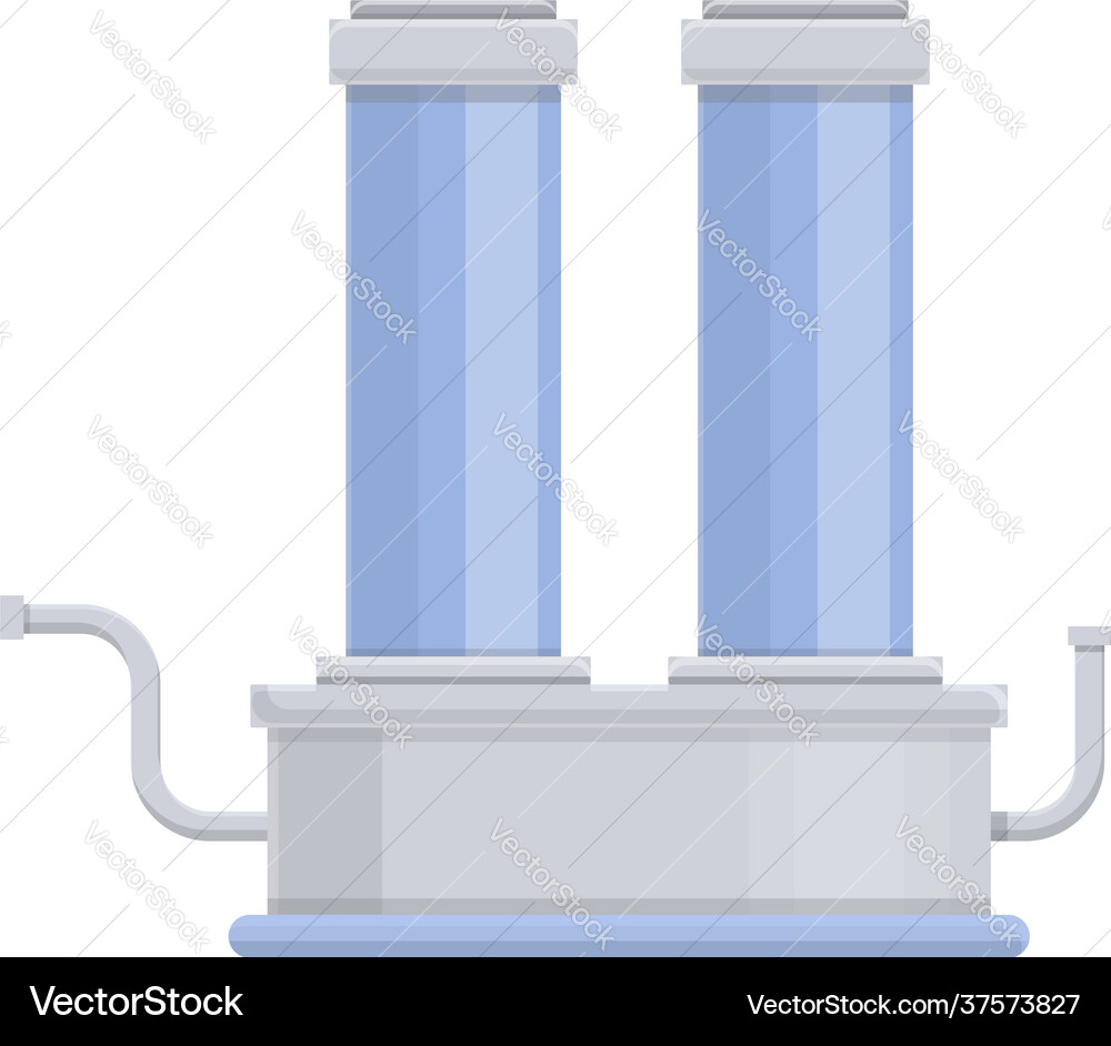 Water purification system icon cartoon style Vector Image