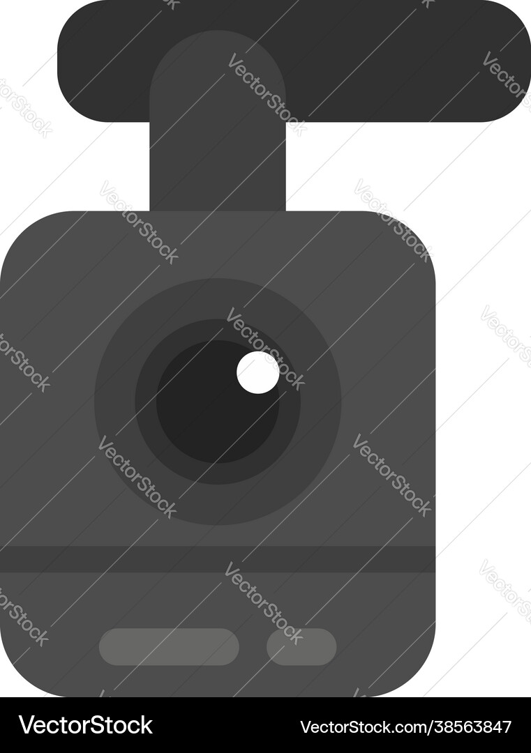 Dvr icon flat isolated Royalty Free Vector Image