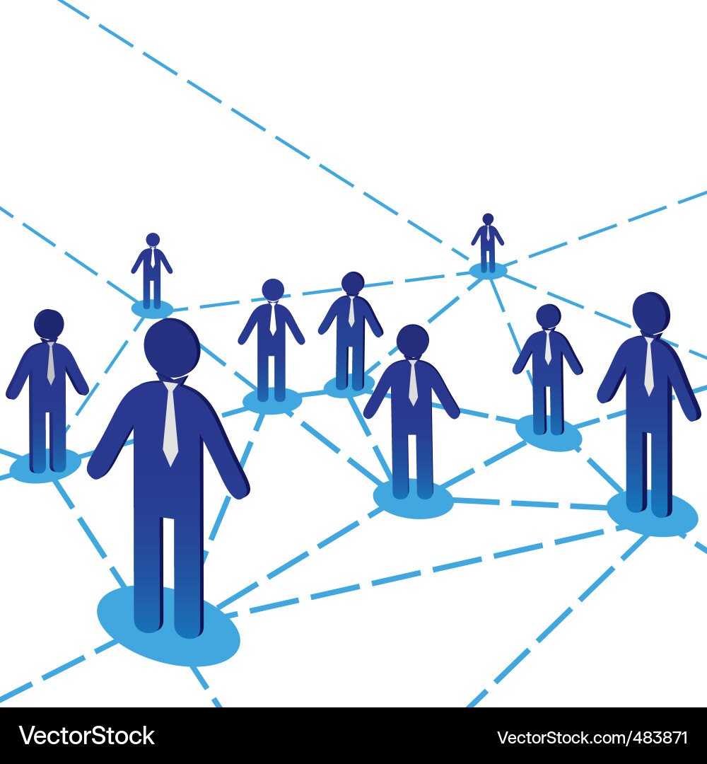 Business people diagram Royalty Free Vector Image
