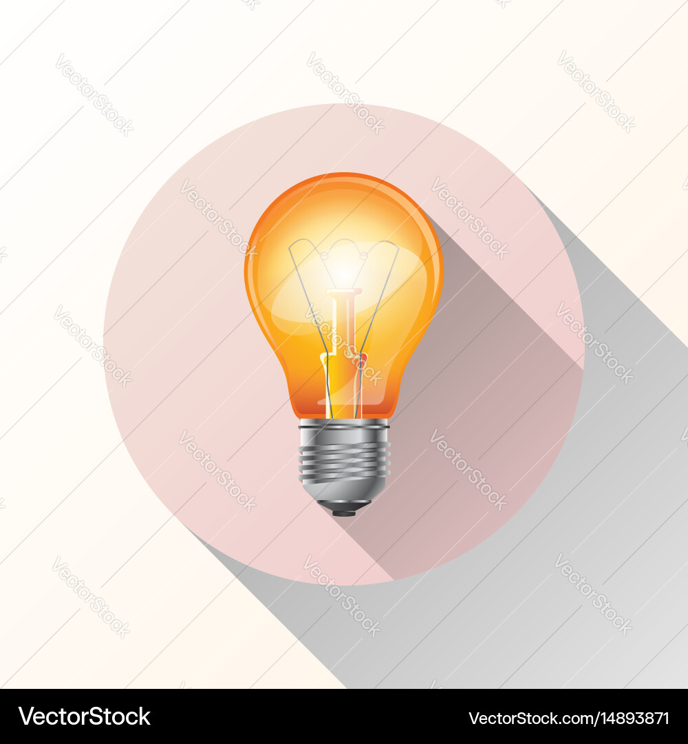 Infographic design bulb light icon Royalty Free Vector Image