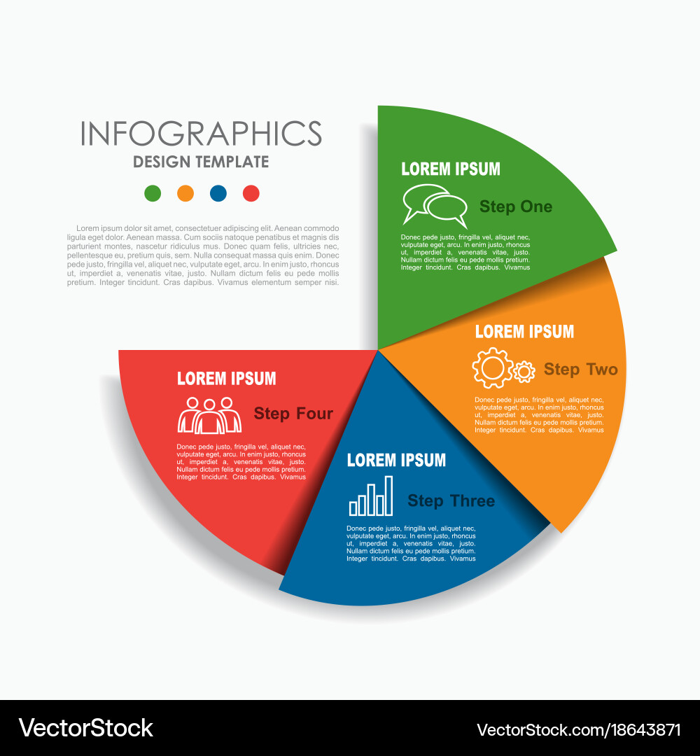 Infographic template can be used for workflow Vector Image