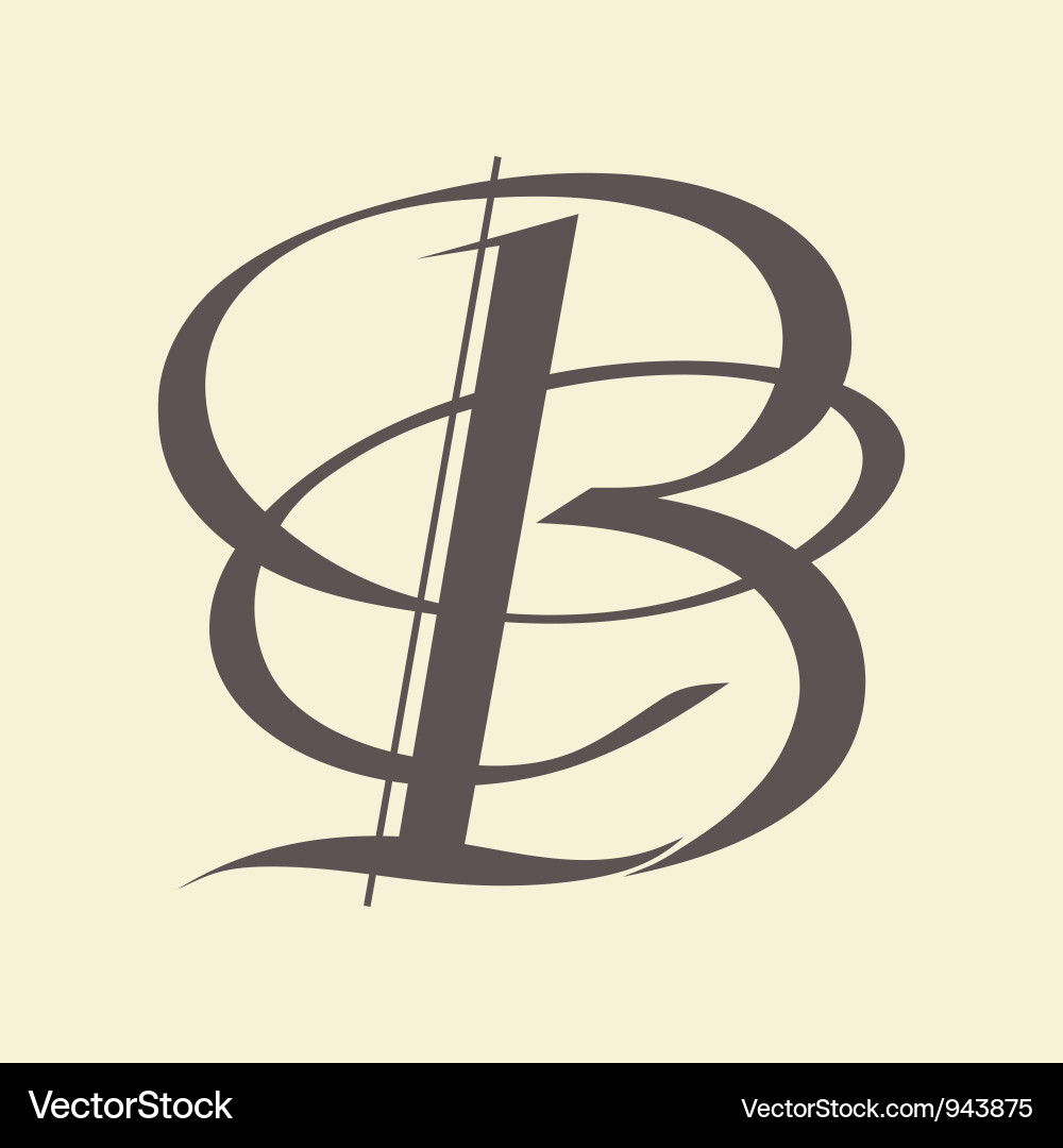 Letter B Royalty Free Vector Image - VectorStock