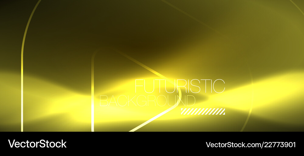 Color shiny neon lights background with abstract Vector Image