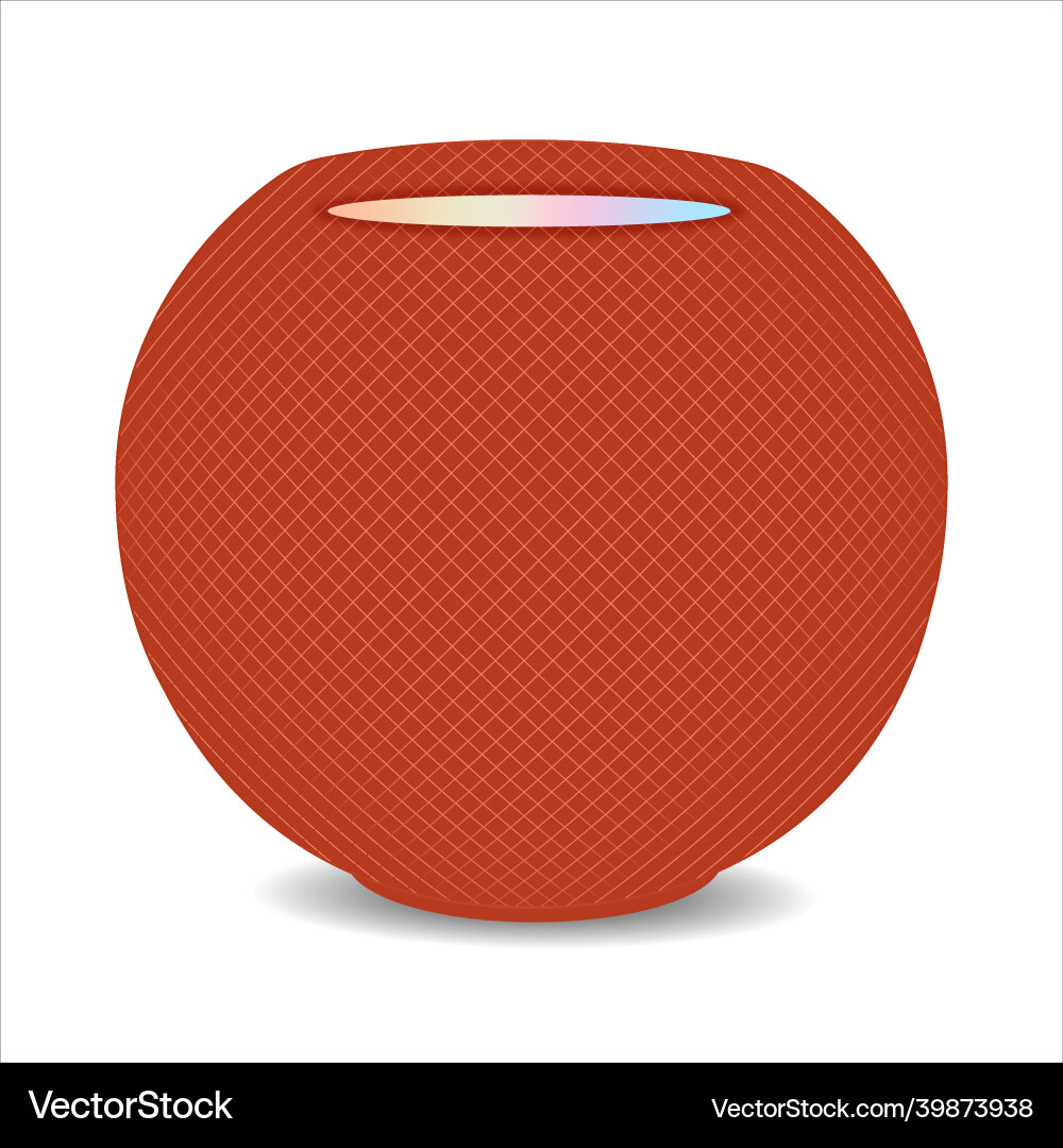 Apple homepod mini Royalty Free Vector Image - VectorStock