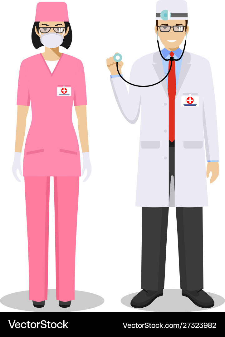 Medical teamwork concept detailed Royalty Free Vector Image