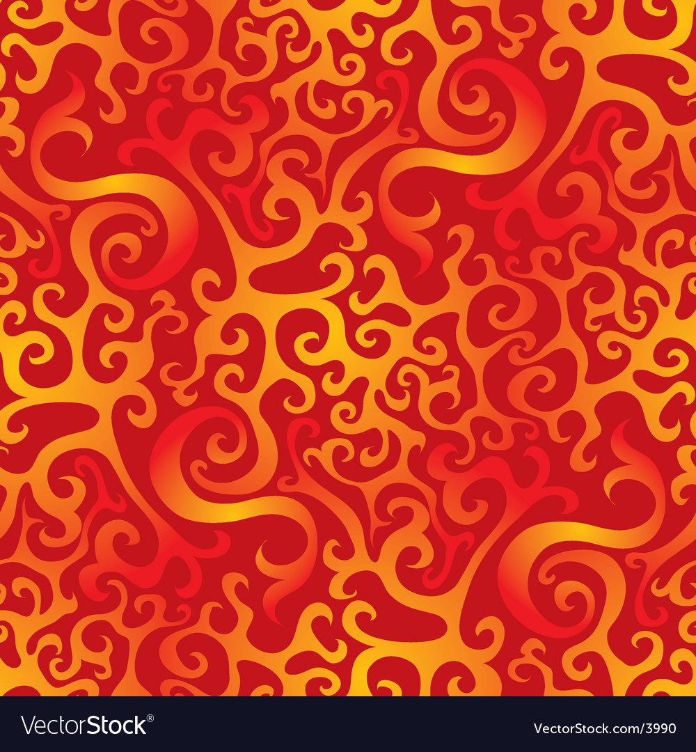 Fire pattern Royalty Free Vector Image - VectorStock