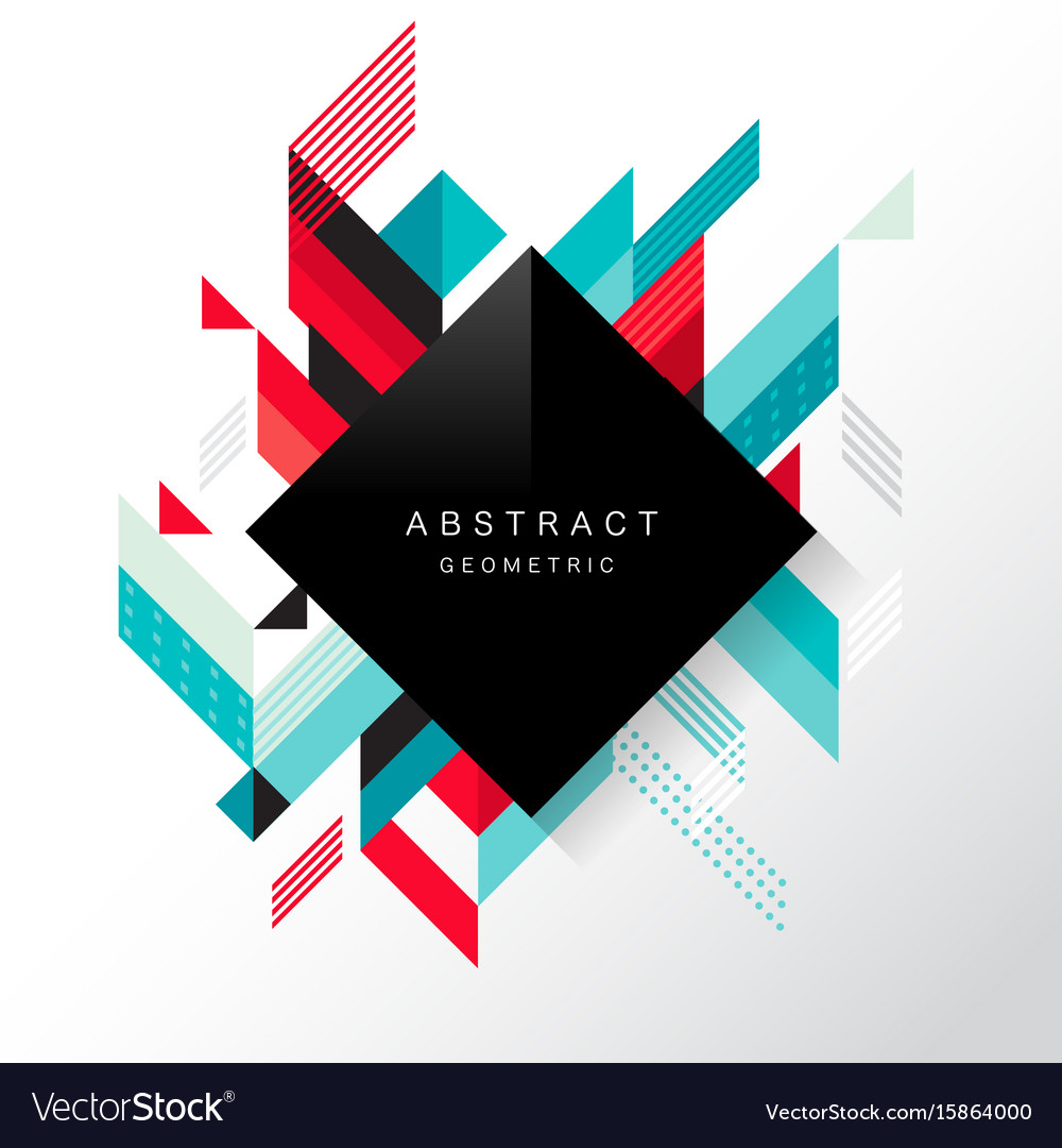 Abstract geometric pattern and background Royalty Free Vector Image ...
