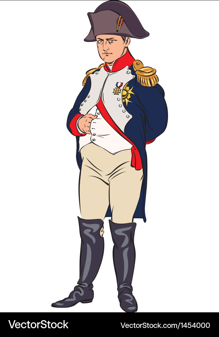 Napoleon Bonaparte Royalty Free Vector Image - VectorStock