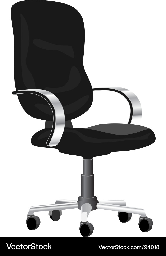 Office chair Royalty Free Vector Image - VectorStock