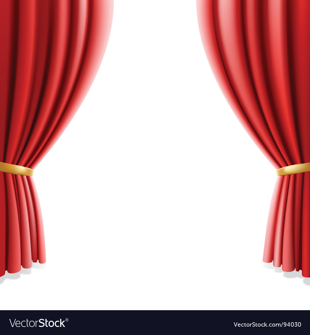 Theater curtain Royalty Free Vector Image - VectorStock