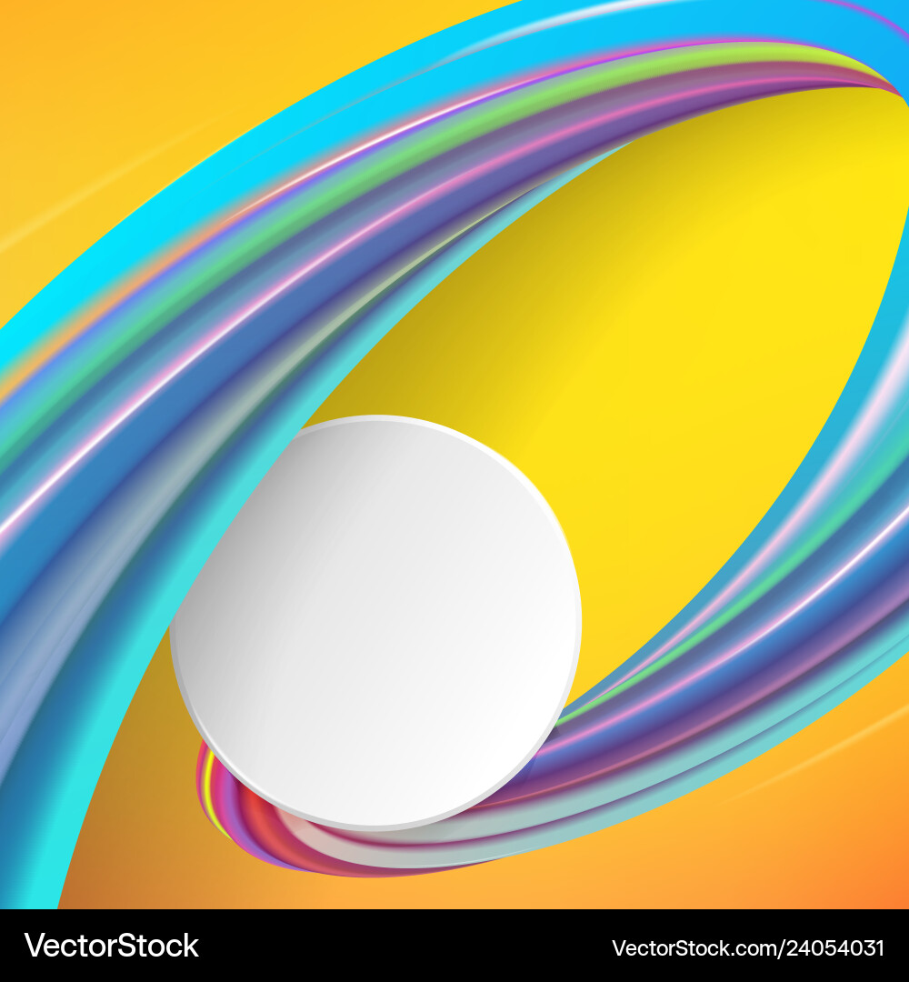 Modern abstract background with waves and lines Vector Image