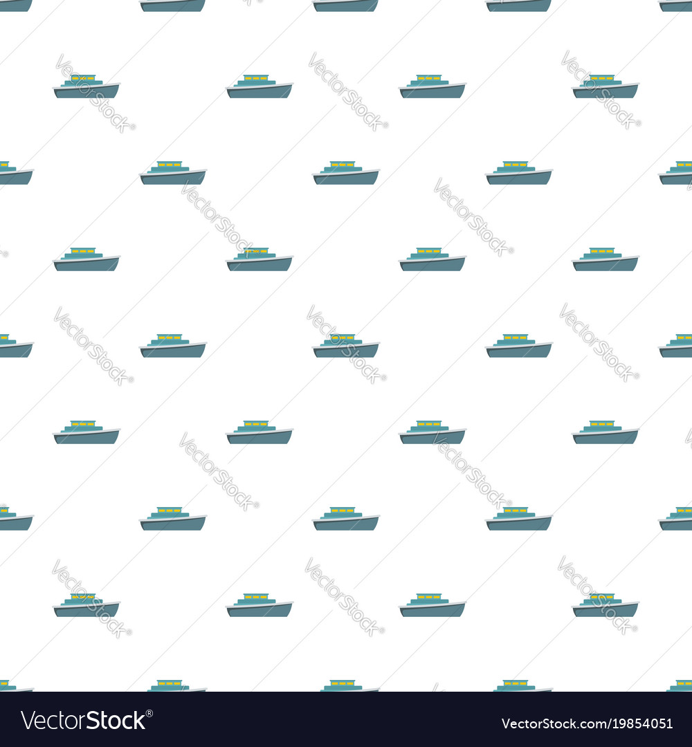 Ship design pattern seamless Royalty Free Vector Image