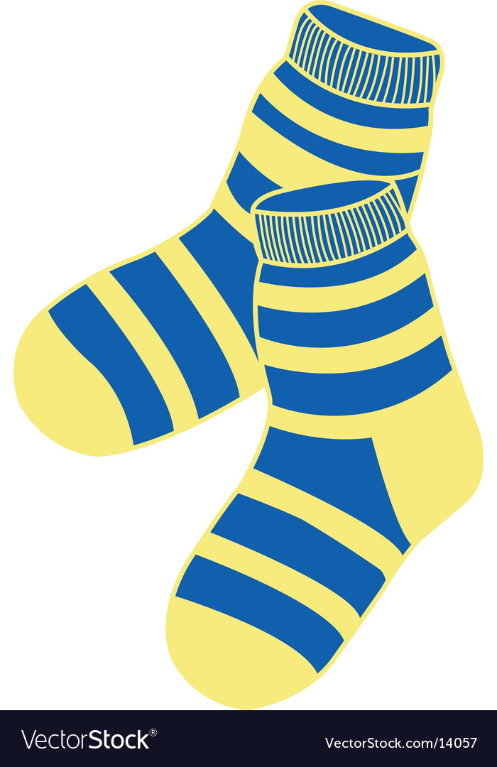 Socks Royalty Free Vector Image Vectorstock