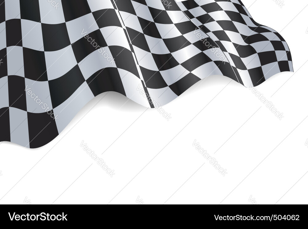 Checkered flag Royalty Free Vector Image - VectorStock