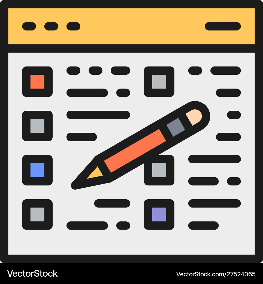 Folder tablet with pencil clipboard checklist Vector Image