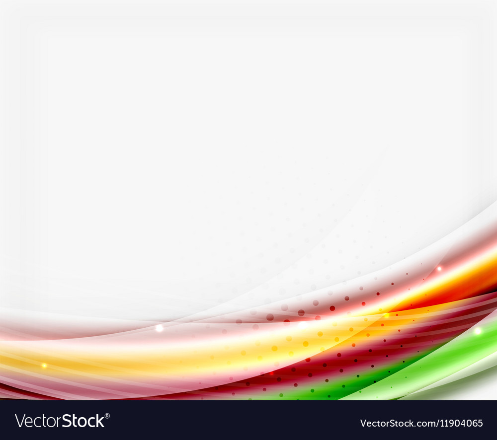 Glossy translucent wave template Royalty Free Vector Image