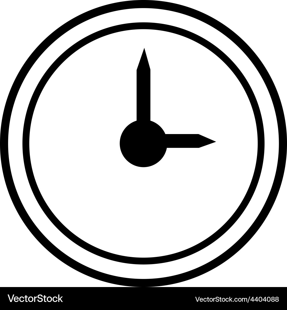 Clock Royalty Free Vector Image - VectorStock